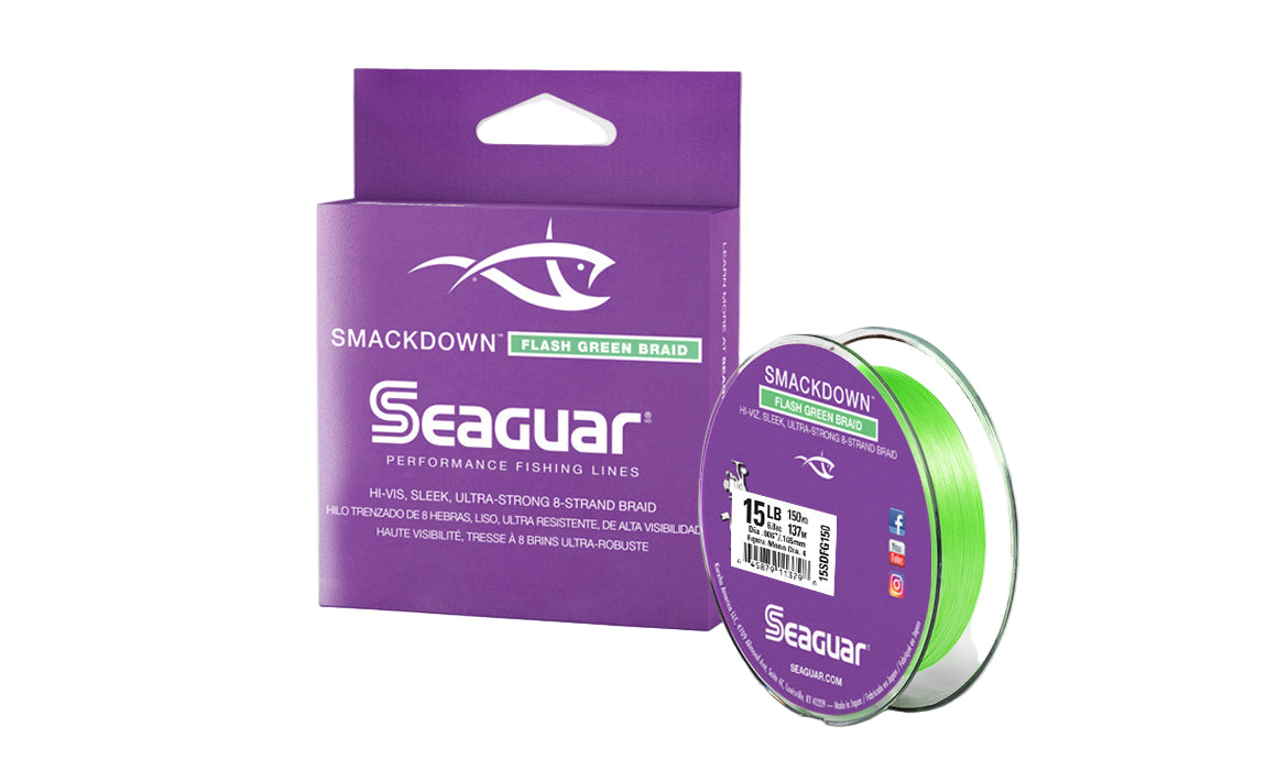 Seaguar Smackdown Braid - Flash Green – Just Fish'n