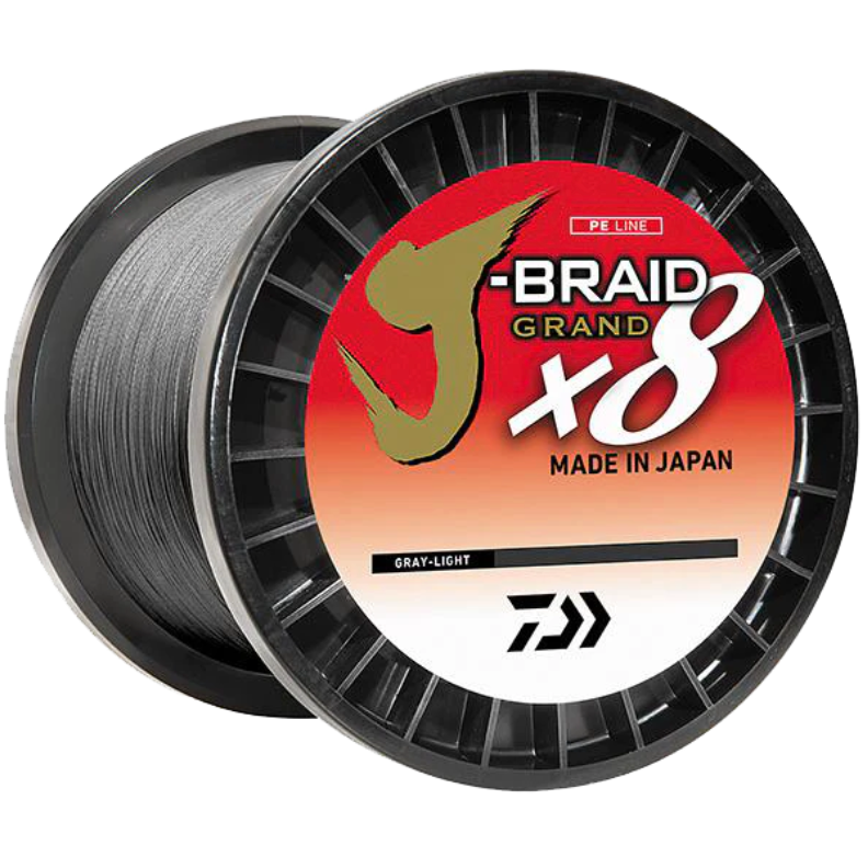 Daiwa J-Braid x8 Grand Braid - Gray-Light – Just Fish'n